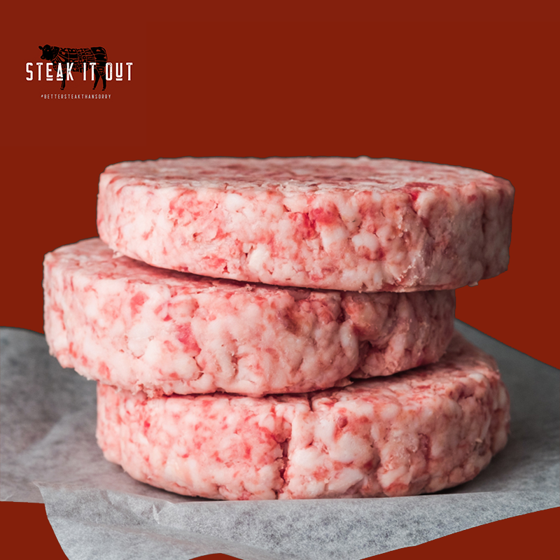PURE BEEF BURGER PATTIES – STEAK IT OUT PH